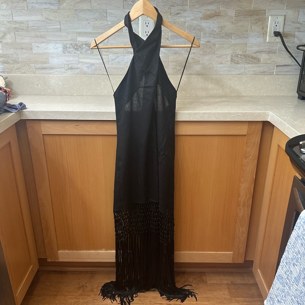 Beautiful Black Womens Long Dress By Zara - Gem